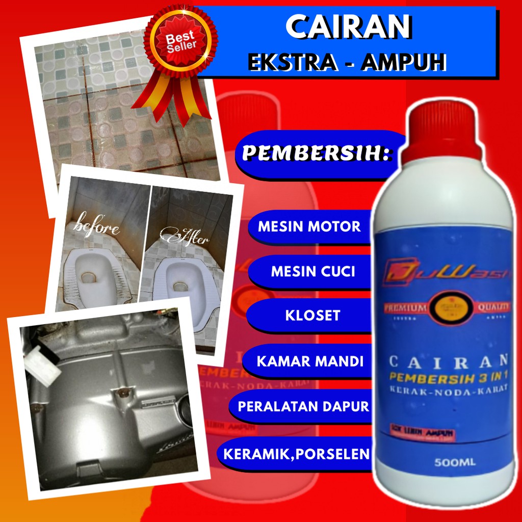 Jual PEMBERSIH KERAK KERAMIK KAMAR MANDI PENGHILANG NODA KARAT BESI STAINLESS STEEL LANTAI WC ...