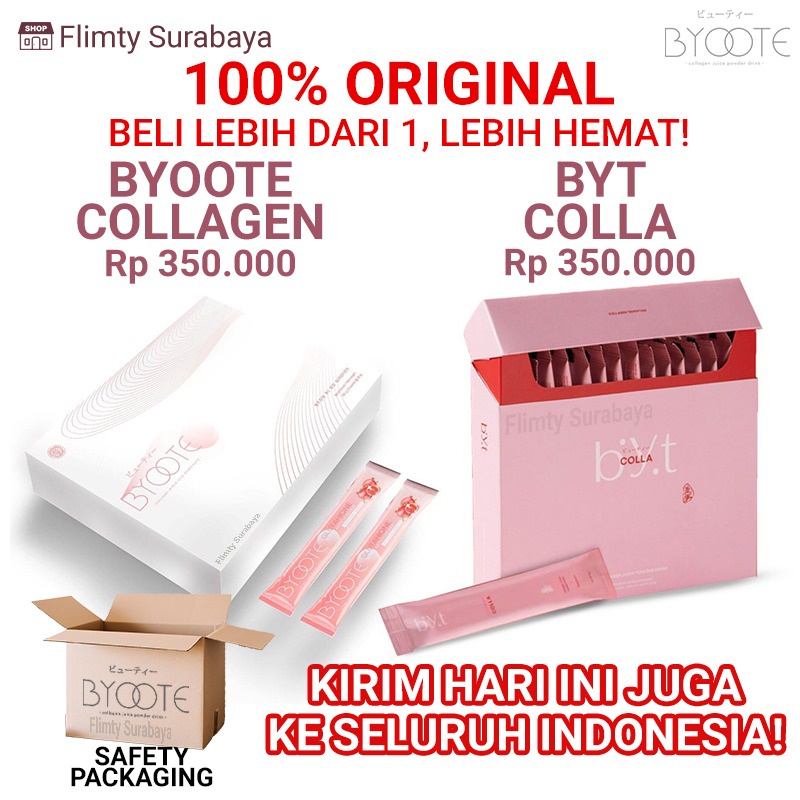 Jual [Official Store] BYOOTE COLLAGEN | BYT COLLA 1 BOX 16 SACHETS ...