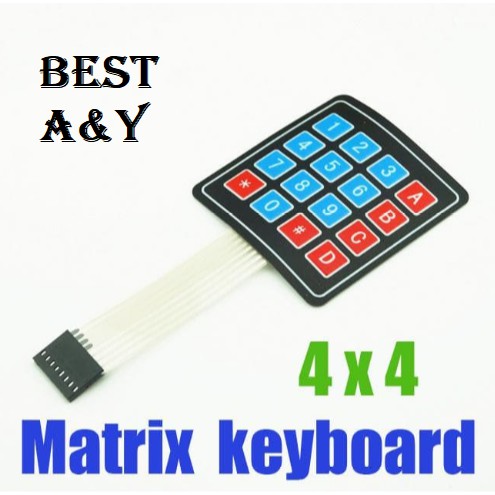 Jual Keypad Keyboard Matrix Membrane Switch 4x4 16 tombol Arduino ...