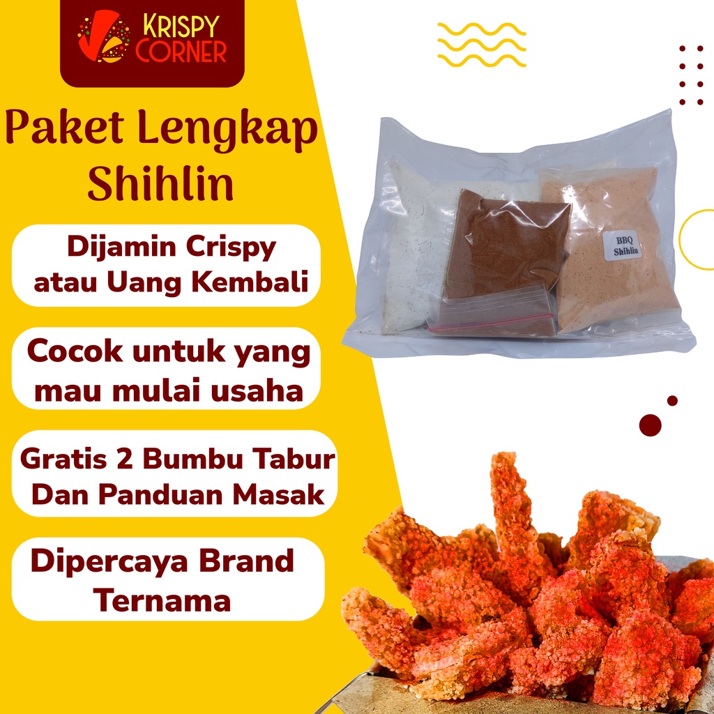 Jual PAKET AYAM SHILIN / TEPUNG AYAM SHILIN SHIHLIN CRISPY BIG SHILIN ...