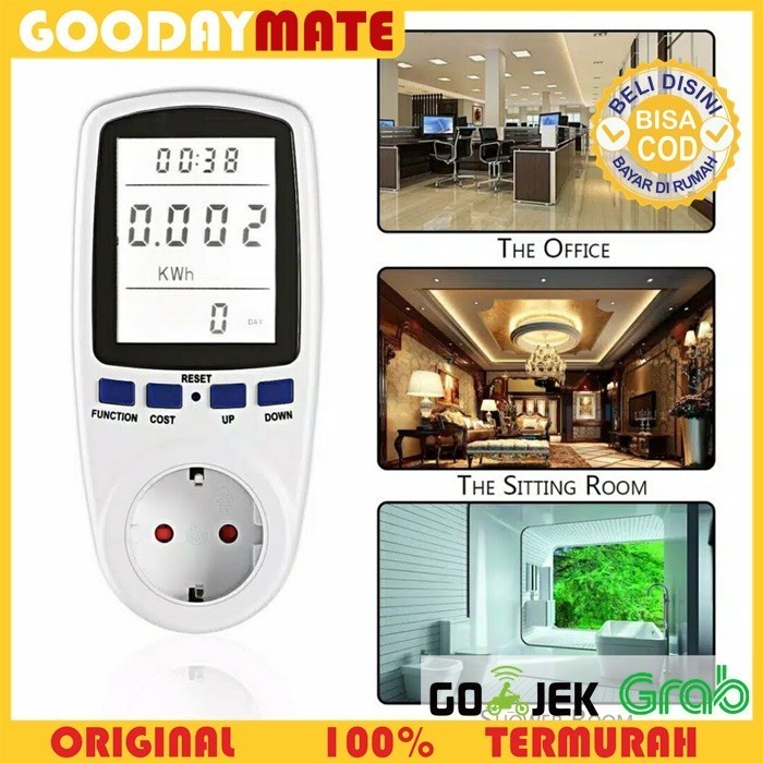 Jual Alat Pengukur Konsumsi Daya Listrik Watt Energy Power Kwh Ampere Meter Best Product ...