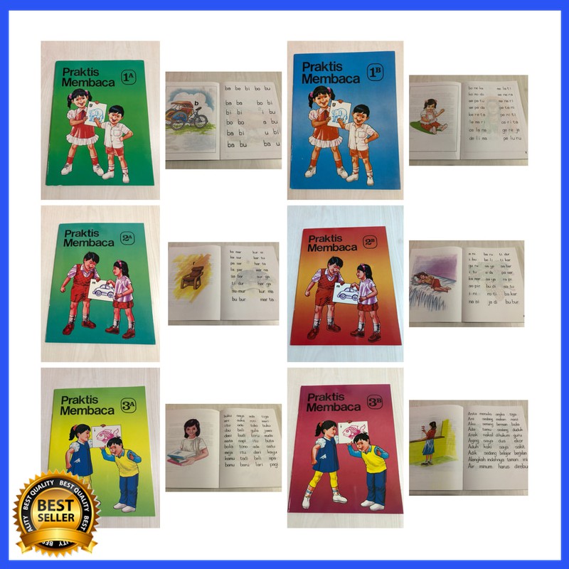 Jual Termurah Buku Praktis Membaca 1A 1B 2A 2B 3A dan 3B | Shopee Indonesia