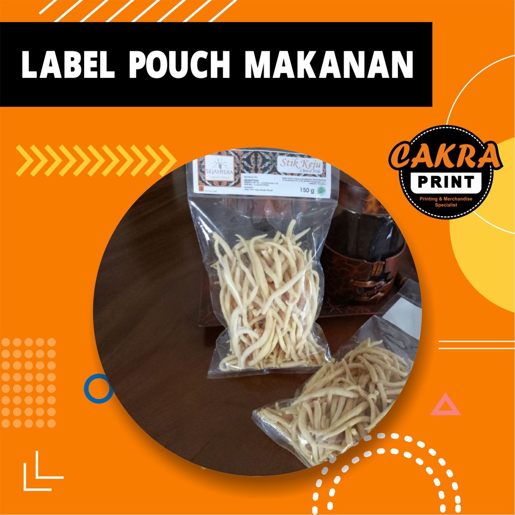 Jual Cetak Merek Atau Label Untuk Produk makanan | Shopee Indonesia