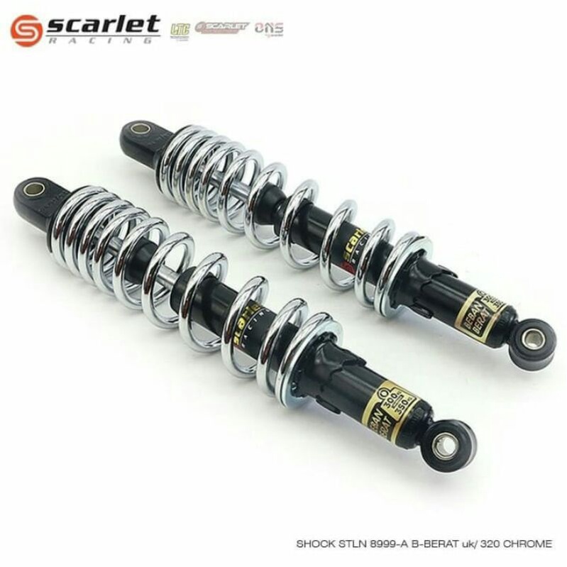 Jual 280/340/360MM SHOCK ABSORBER SHOCKBREAKER BLKG HONDA SUZUKI BEBEK ...