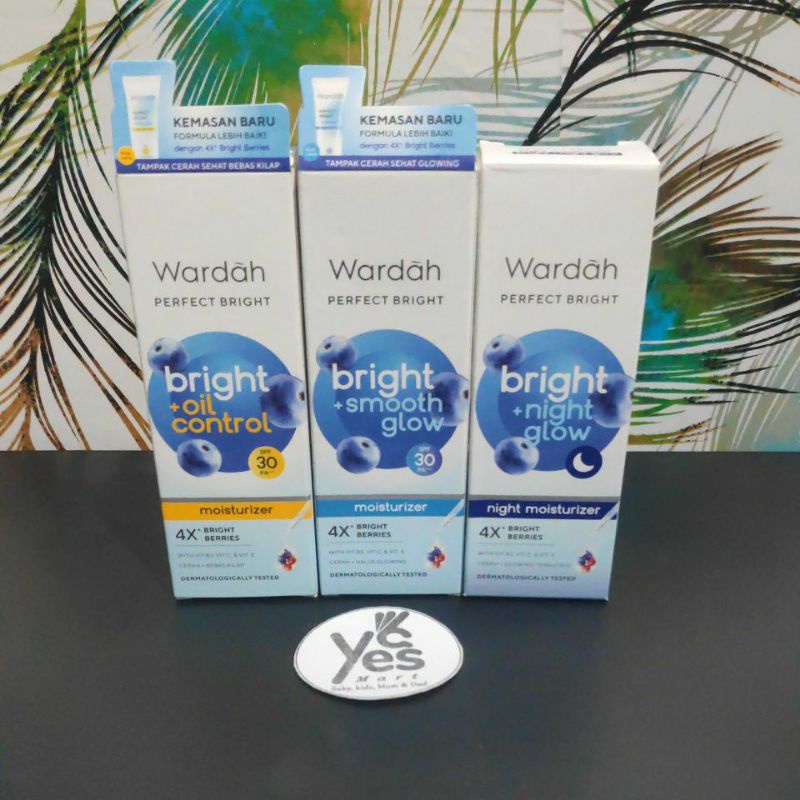 Jual Wardah Perfect Bright MOISTURIZER Cream 20ml Pelembab Siang Malam ...