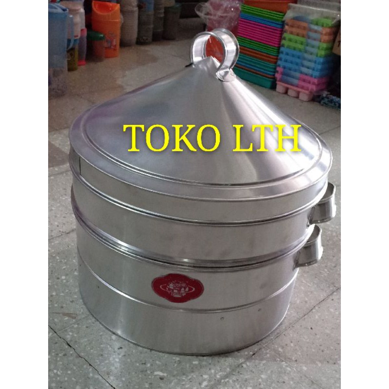 Jual KALAKAT SUSUN 3 ALUMUNIUM 50 CM / KUKUSAN DIMSUM BASO TAHU / PANCI ...