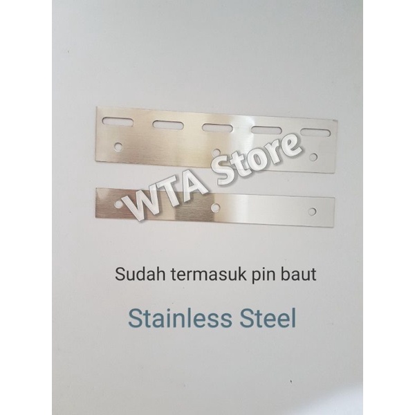 Jual HANGER BRACKET - GANTUNGAN S/S utk Pasang Tirai PVC STRIP CURTAIN ...