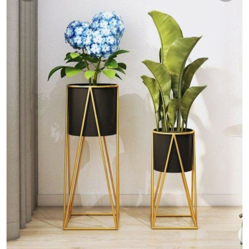 Jual STANDING POT BESI/STAND PLANT/Rak pot bunga | Shopee Indonesia
