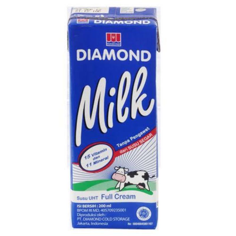 Jual Susu Diamond UHT 200ml | Shopee Indonesia