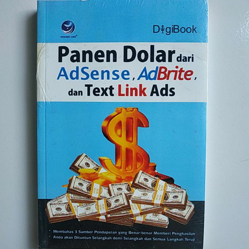 Jual Buku Komputer " Panen Dolar dari AdSense, AdBrite, dan Text Link Ads " | Shopee Indonesia
