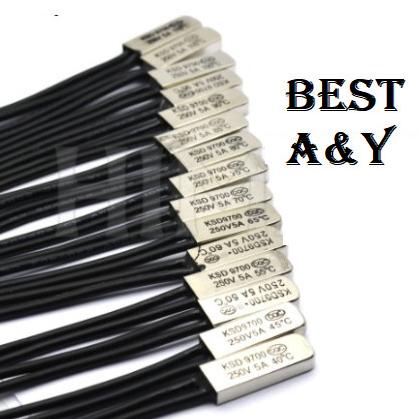 Jual JUAL Thermostat Thermal 250v 5A KSD9700 Sensor Suhu Temperatur ...