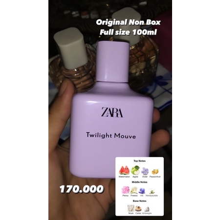 Jual Zara Original twiligt mouve 100ml | Shopee Indonesia