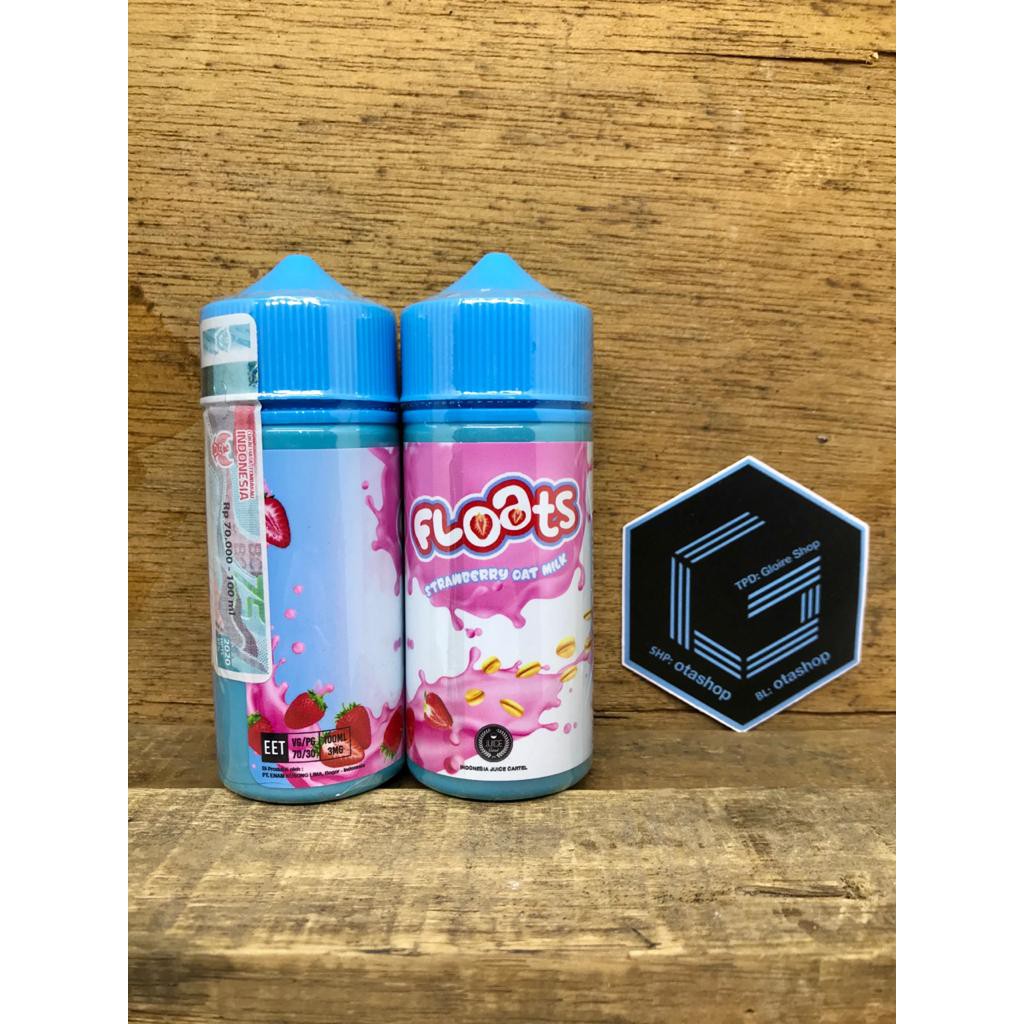 Jual Floats Strawberry Oat Milk by Juice Cartel 100ml 3mg 6mg liquid ...
