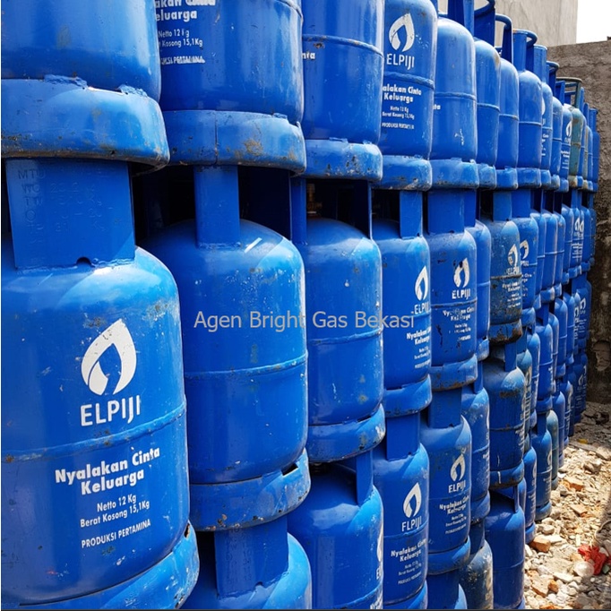 Jual TABUNG GAS ELPIJI 12 KG PLUS ISI BIRU | Shopee Indonesia