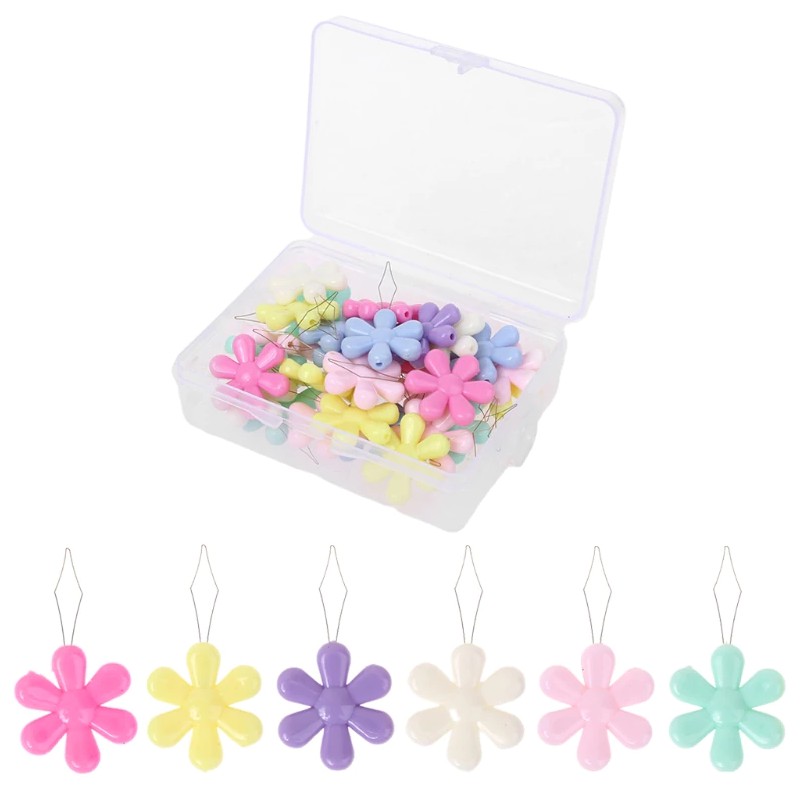 Jual ANEKA - [5PCS] Mata Nenek Bentuk Bunga / Flower Needle Threader ...