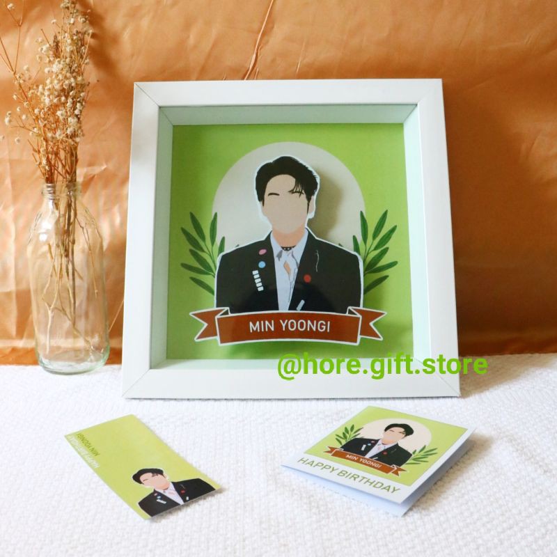 Jual kado wisuda ultah annive pop up frame ilustration style 1 (ex ...
