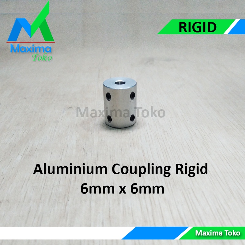Jual Aluminum Alloy Coupling RIGID 5x6 5x8 5x10 5x12 6x6 6x8 6x10 6x12 ...