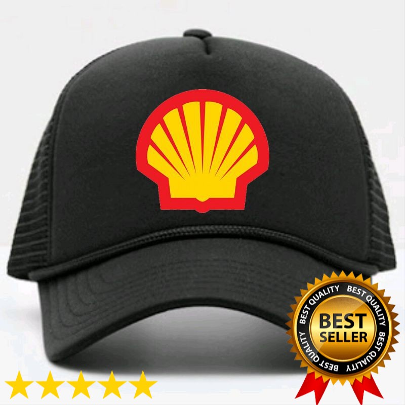 Jual TOPI TRUCKER JARING Shell Logo Hat | Topi SHELL Logo | Shopee ...
