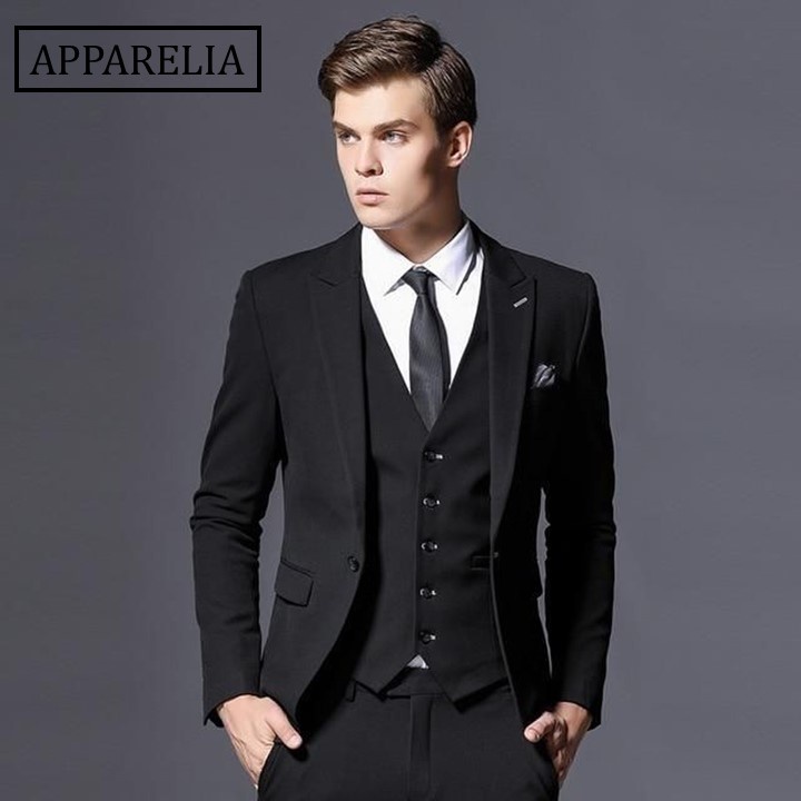 Jual SETELAN JAS HITAM FORMAL RESMI PRIA SLIFMIT PAKET LENGKAP 5IN1 ...