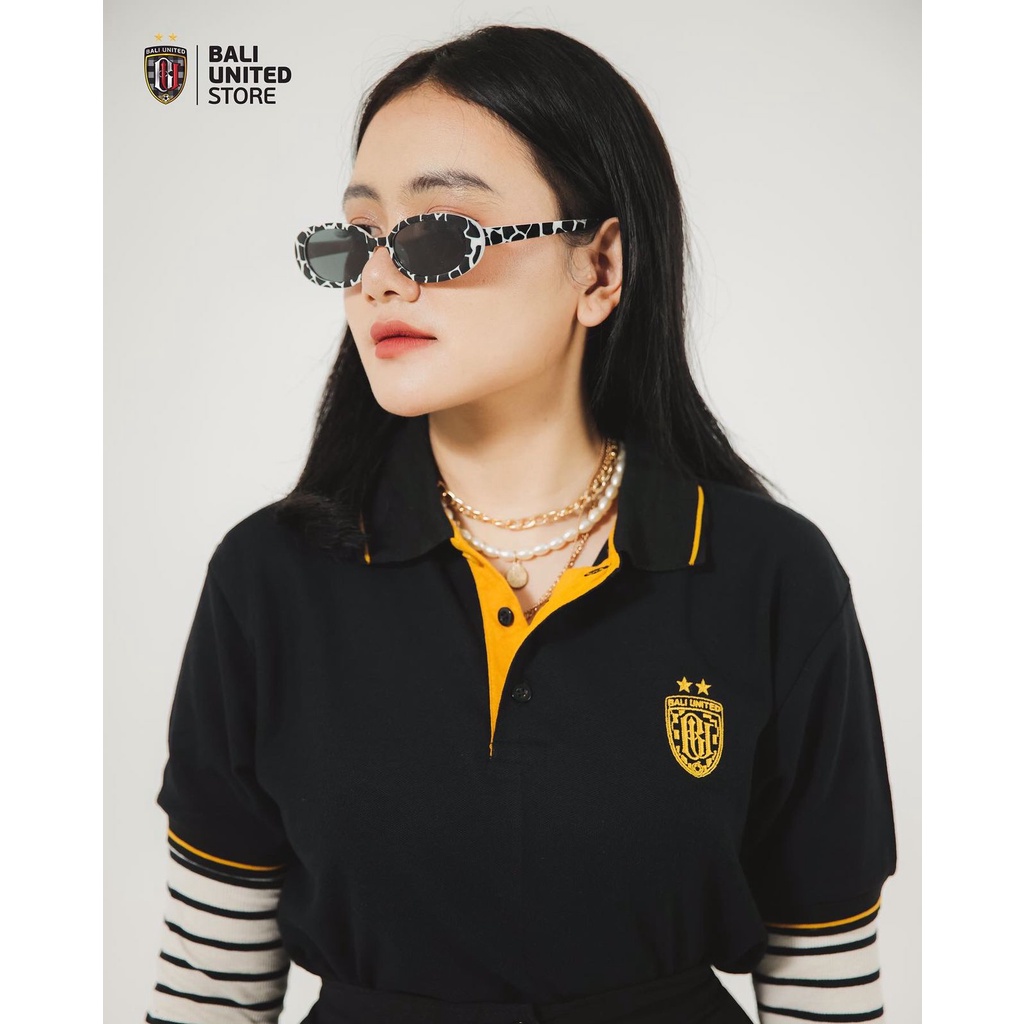 Jual BUFC Next Level Polo Shirt - Black Gold | Shopee Indonesia