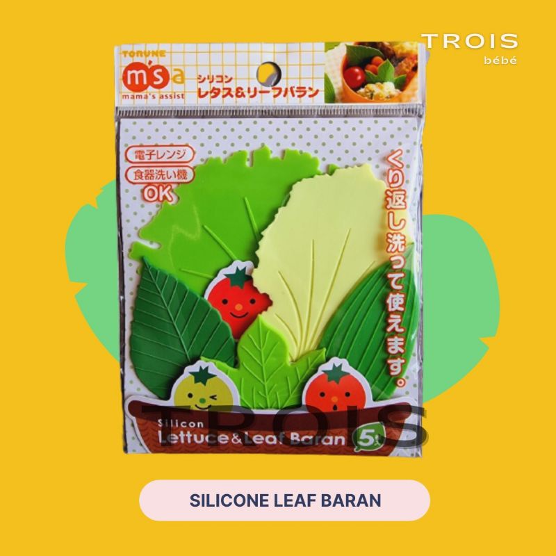 Jual Silicone Leaf Baran - Baran Dekorasi Bento Bento Baran | Shopee ...