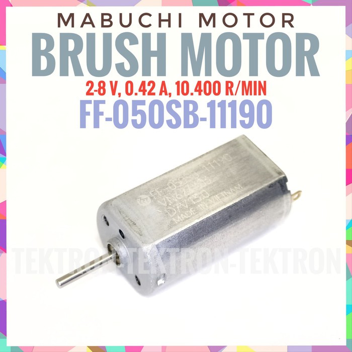Jual Mabuchi Motor 2-8V 0.4A FF050SB Motor DC mainan tattoo roda ...