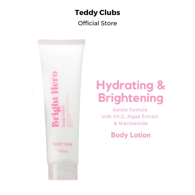 Jual Teddy Clubs Bright Hero Hydrating & Brightening Body Lotion 150ml ...
