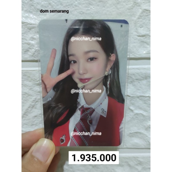 Jual PHOTOCARD UNIKON JANG WONYOUNG IVE | Shopee Indonesia