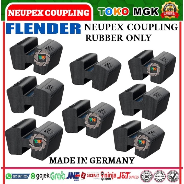 Jual NEUPEX RUBBER COUPLING FLENDER B160 RUBBER ONLY 1SET 7PCS 100% ...