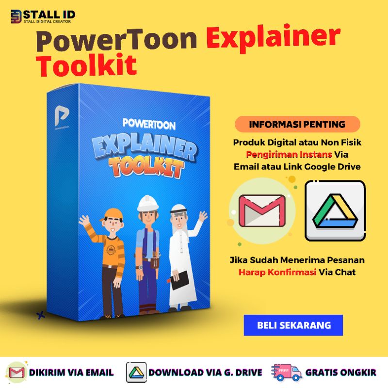 Jual PowerToon Explainer Toolkit ( Design ) | Shopee Indonesia