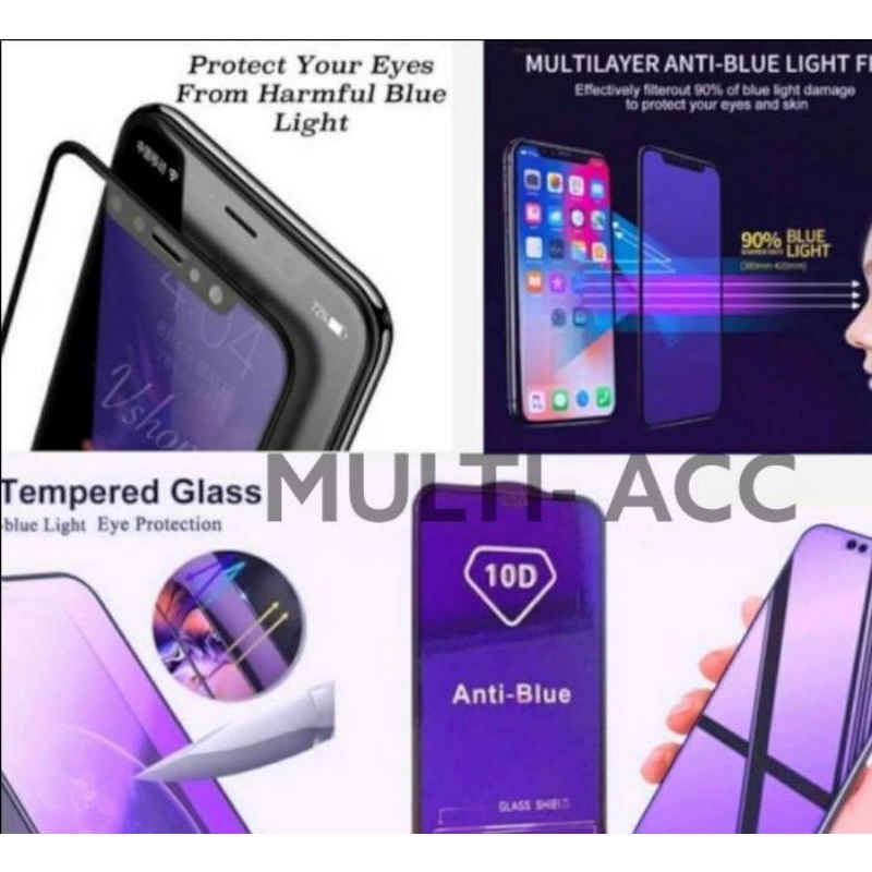 Jual TEMPERED GLASS OPPO A35 2021 A55 A55 5G A95 2021 ANTI BLUE LIGHT | Shopee Indonesia