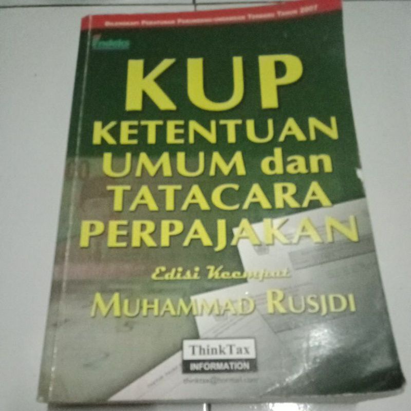 Jual KUP ketentuan umum dan tata cara perpajakan | Shopee Indonesia Jual KUP ketentuan umum dan tata cara perpajakan | Shopee Indonesia