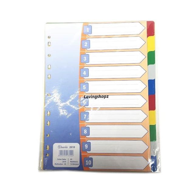 Jual Office & Stationery | Document Organizer | Pembatas Binder Ukuran ...