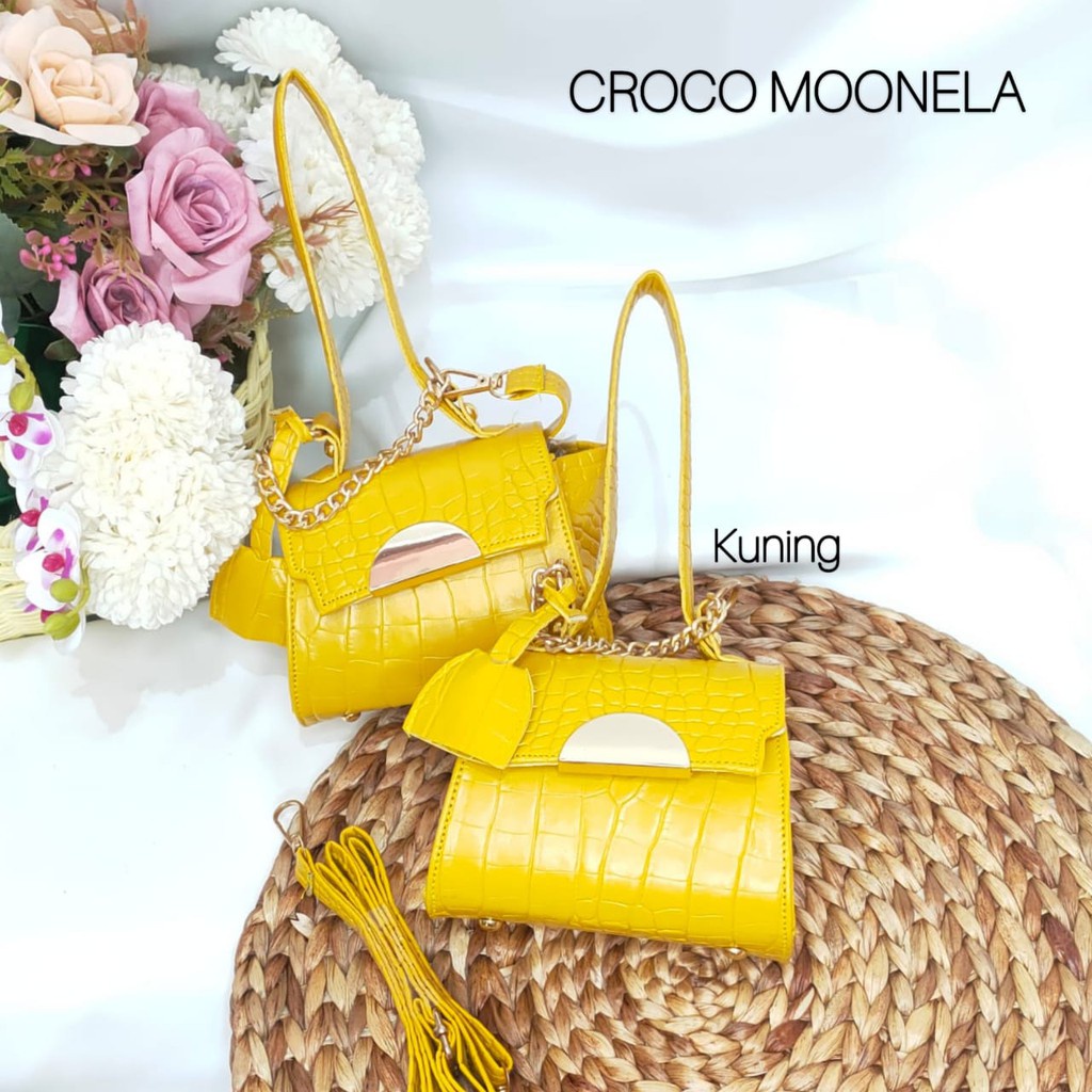 Jual CROCO MOONELA TAS PREMIUM | Shopee Indonesia
