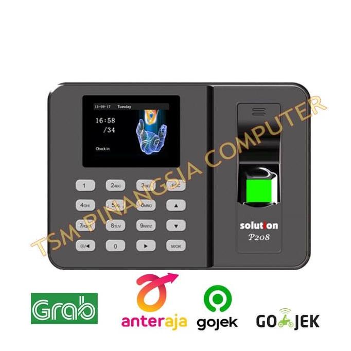 Jual Solution P208 - Finger Print - Fingerprint - Mesin Absensi Sidik ...