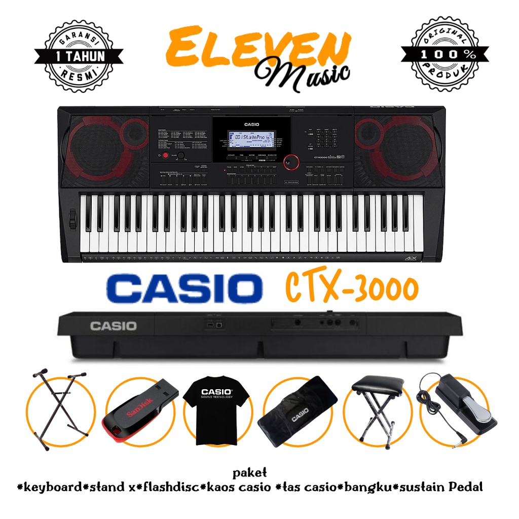 Jual keyboard casio ctx3000 ct-x3000 ctx 3000 | Shopee Indonesia