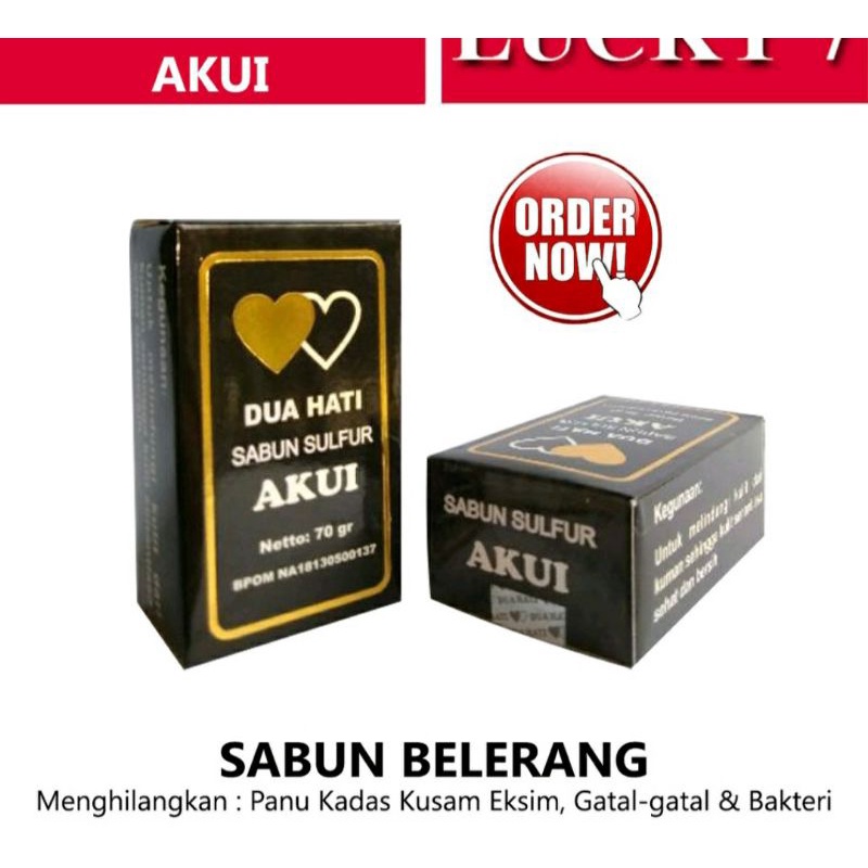 Jual AKUI Sabun Belerang Sabun Gatal Original | Shopee Indonesia