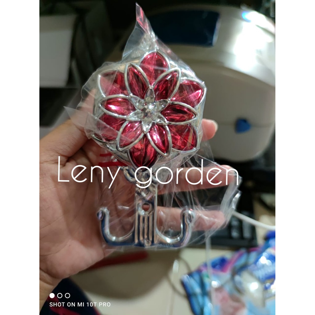 Jual LENYS Hook melati / pengait gorden / hook gorden / cantolan tali / terlaris / termurah ...