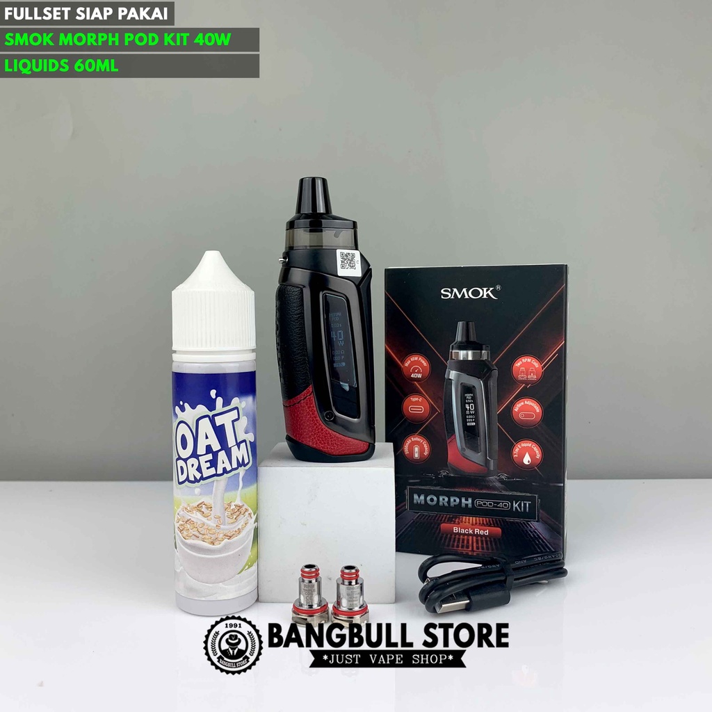 Jual FULLSET VAPE SM0KE MORPH POOD KIT 80W Siap Pakai | Shopee Indonesia