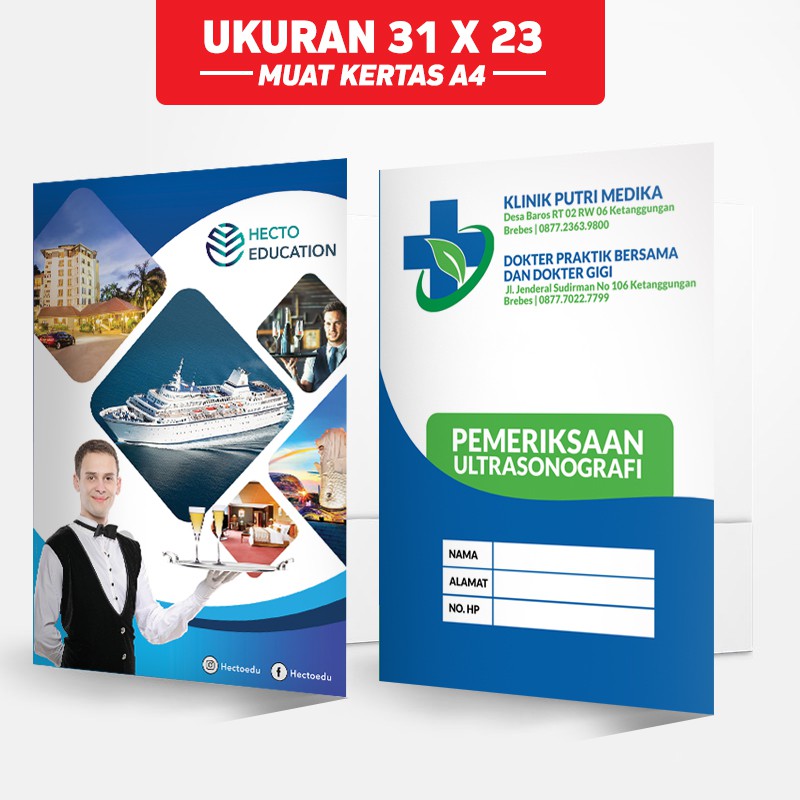 Jual Map Folder A4 Cetak Custom (Minimal 50 pcs) | Shopee Indonesia