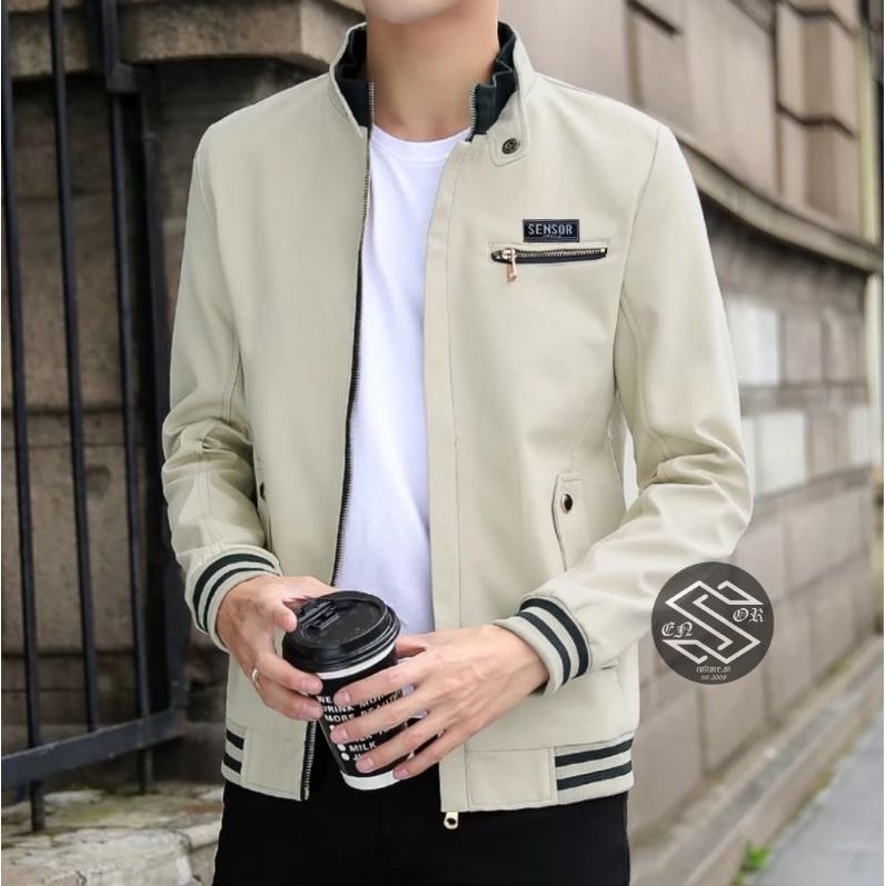 Jual JAKET BOMBER CASUAL FURING FULL DAKRON PRIA KEREN (BAYAR DI TEMPAT ...