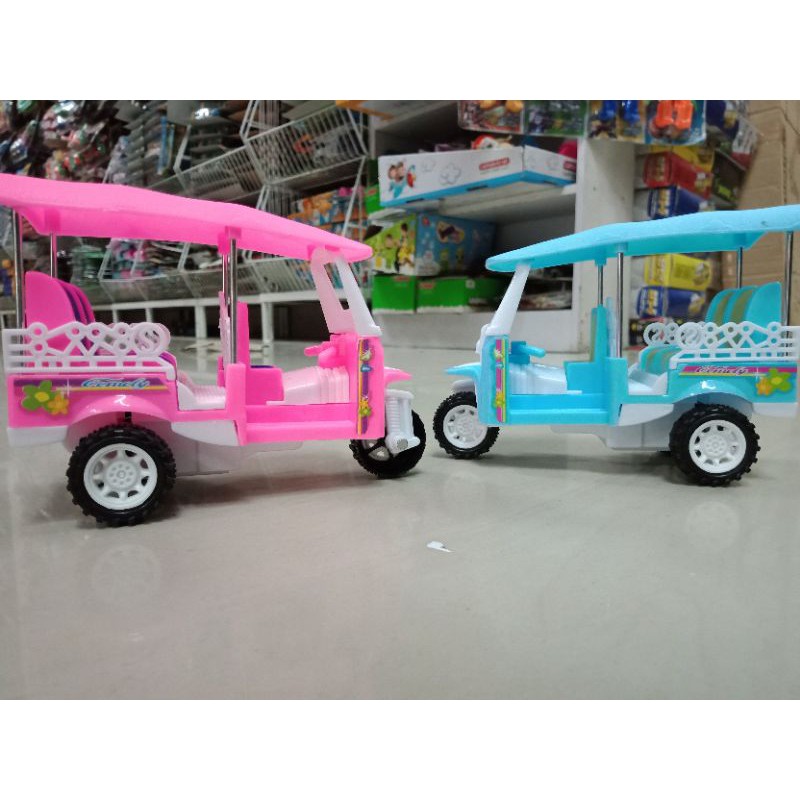Jual mainan anak miniatur bajaj mini kemasan ktg bisa jalan | Shopee ...