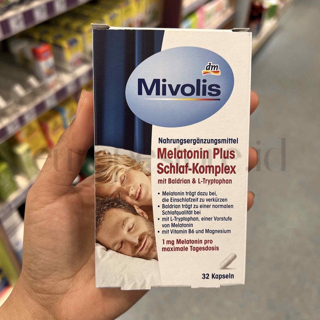 Jual Mivolis Melatonin Plus Schlaf-Komplex 32 Kapseln, 16 g | Mivolis ...
