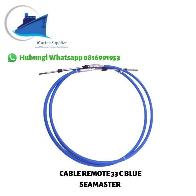 Jual Cable Remote Boat 7 Meter Warna Biru merk Seamaster | Shopee Indonesia