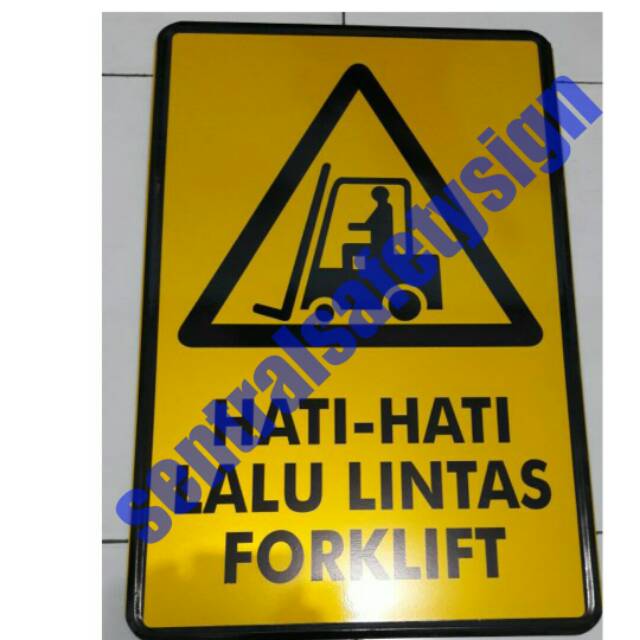 Jual Rambu Hati-hati lalu lintas forklift | Shopee Indonesia