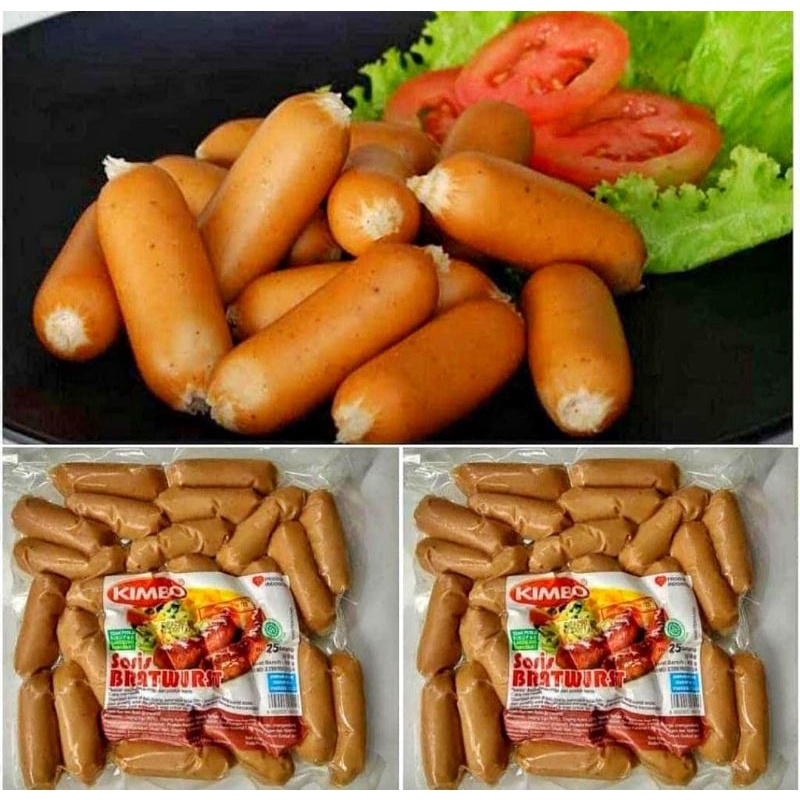 Jual Sosis Kimbo Bratwurst (Mini Isi 25 btg/450 gr) | Shopee Indonesia