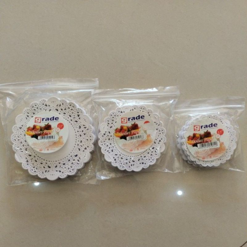 Jual DOILIES PAPER/Alas Kue bunga/Alas kue Renda/Tatakan makanan/Alas ...