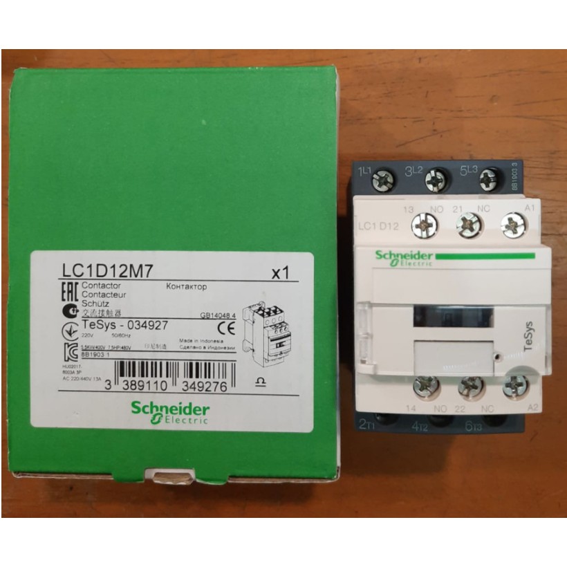 Jual Contactor Kontaktor LC1D12M7 Schneider | Shopee Indonesia