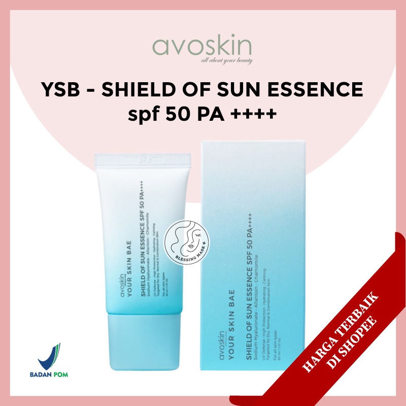 Jual Avoskin YSB Shield of Sun Essence SPF 50 PA++++ - 5ml | 30mL ...