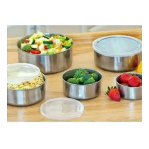 Jual Rantang Stainless 5 Susun 5 In 1 Panci Tempat Nasi Sayur Lauk Pauk ...